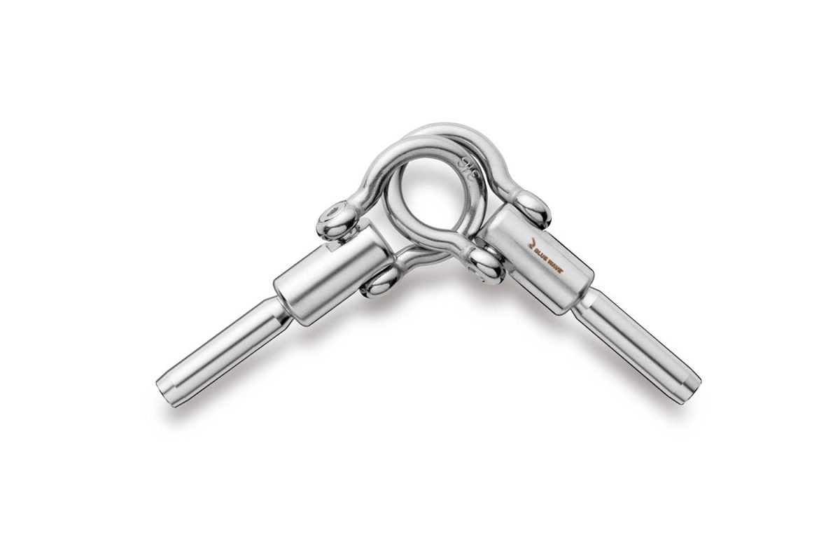 Double gate eye with terminal - Blue Wave